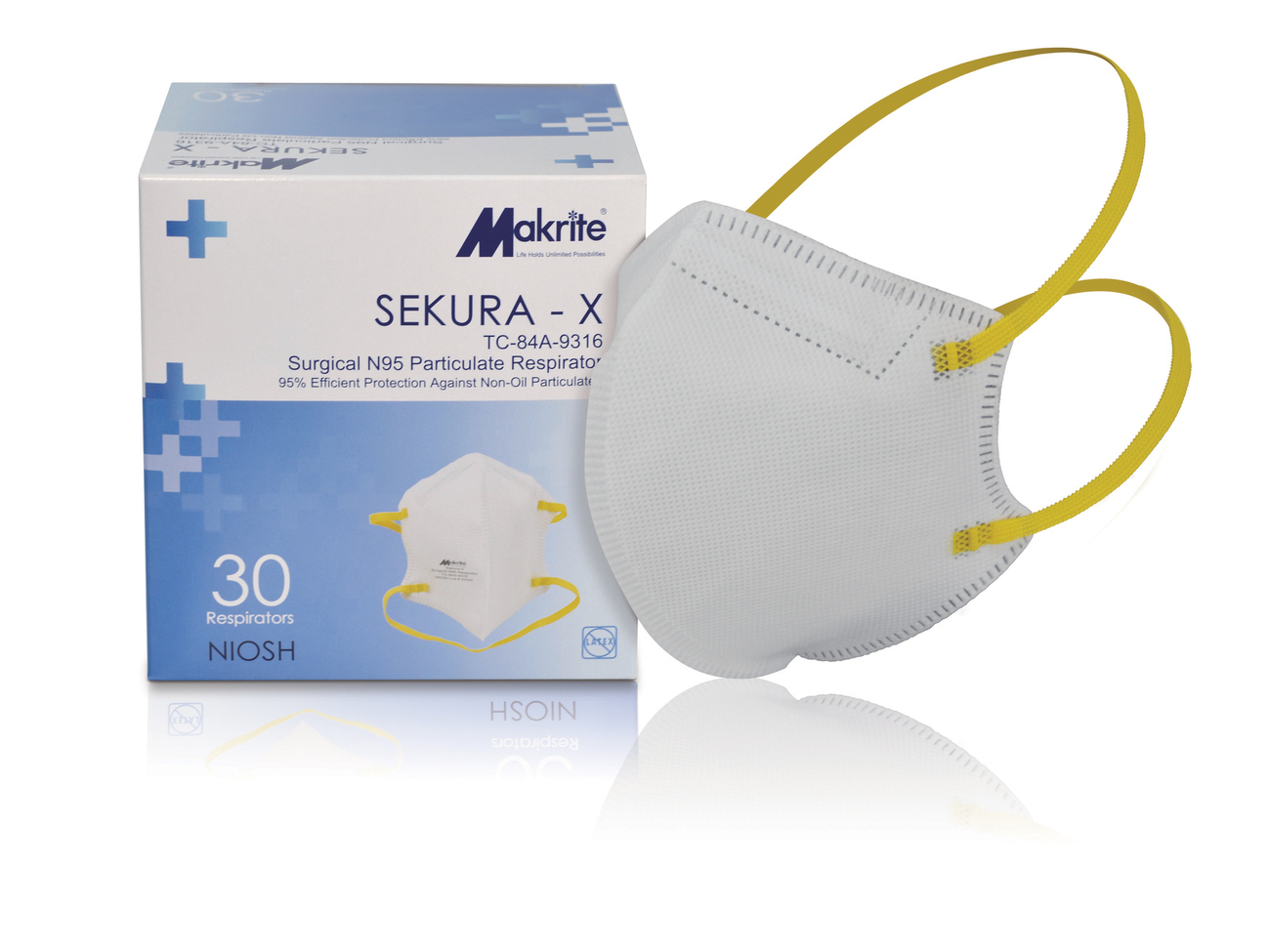 Makrite Surgical N95 Particulate Respirator | A. R. Medicom Inc. (Asia ...