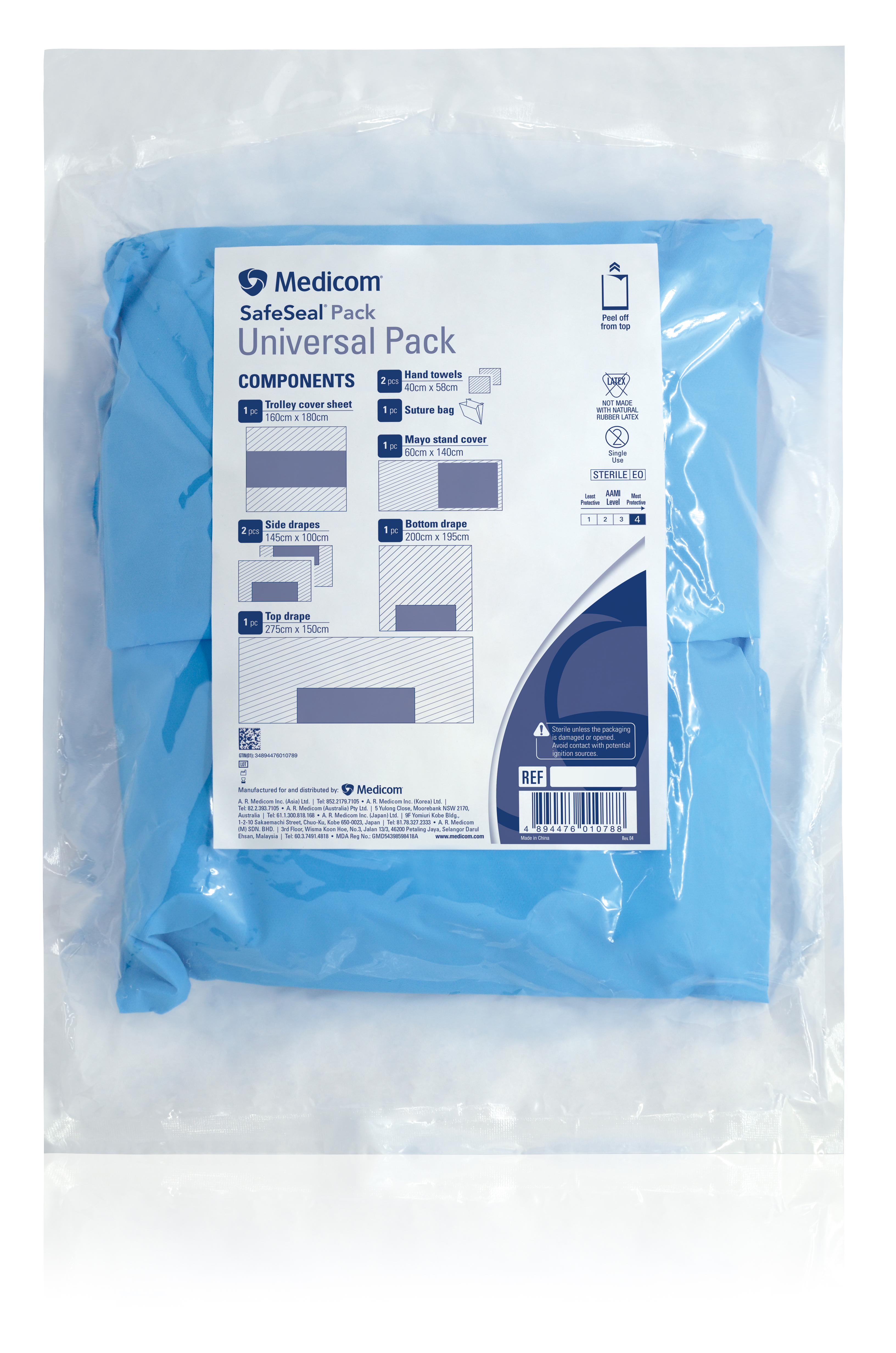 SafeSeal Pack Universal Pack | A. R. Medicom Inc. (Asia) Ltd.