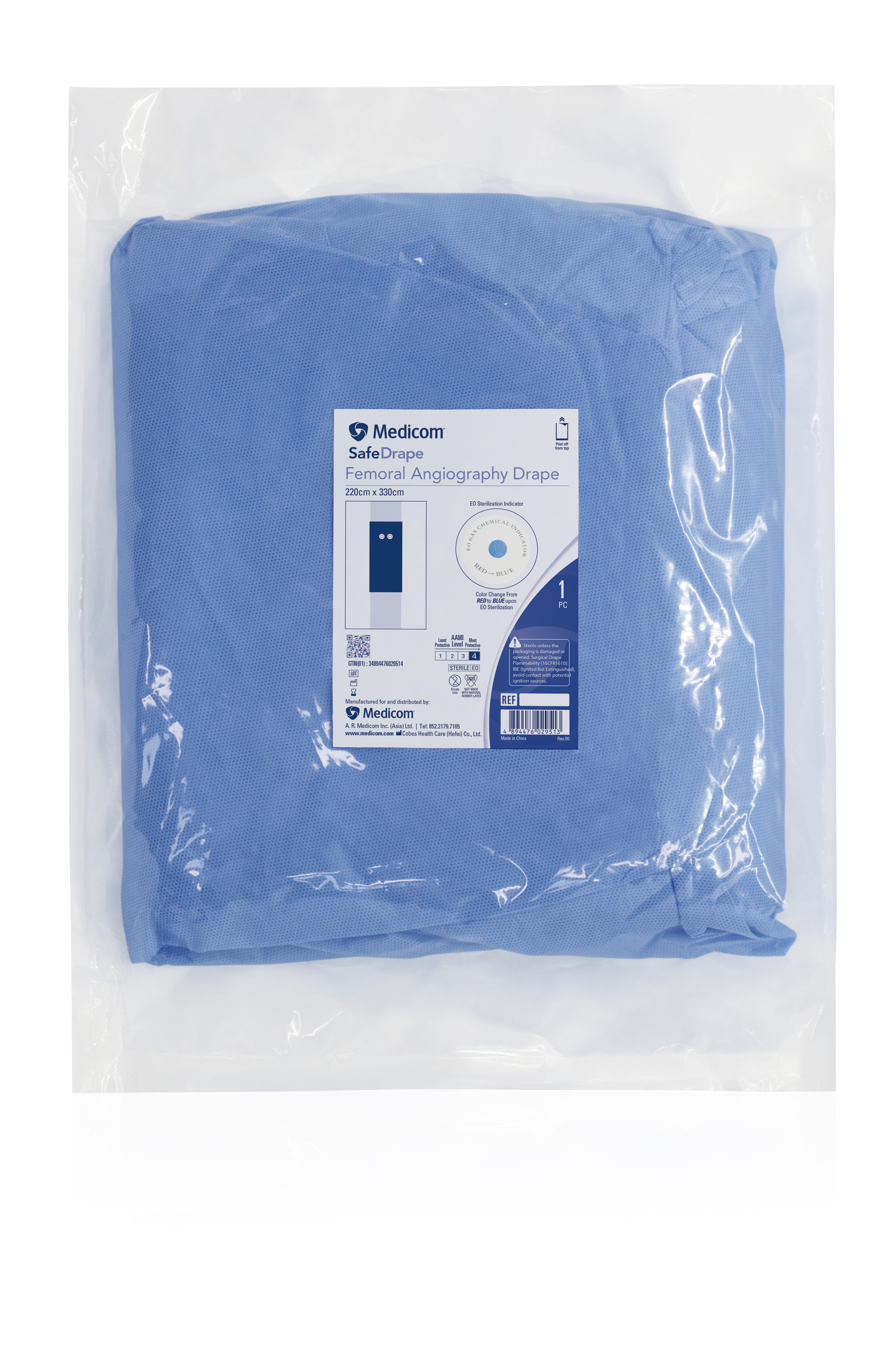 SafeSeal Pack Femoral Angiography Drape | A. R. Medicom Inc. (Asia) Ltd.